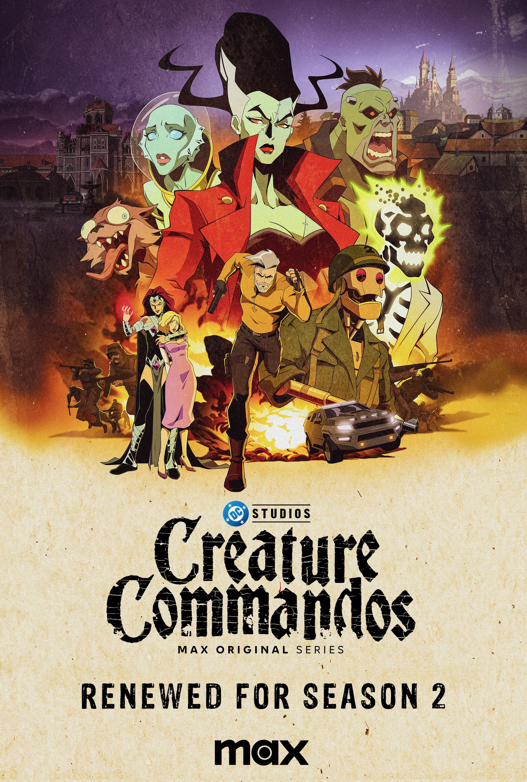 Max Renews Original Adult Animated Series CREATURE COMMANDOS, From DC ...
