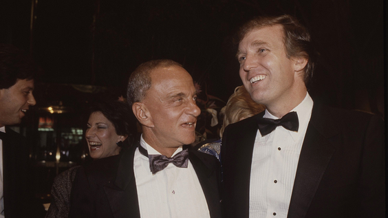 Photograph of the AIDS quilt with Roy Cohn’s name and the words “Bully ...